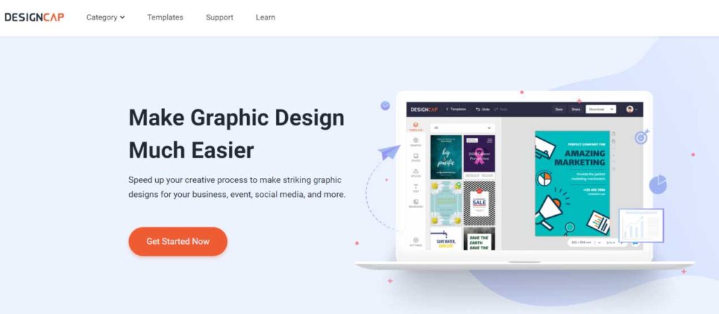 How to Make an Attractive Logo with Online Graphic Editor DesignCap